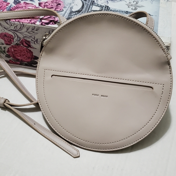 Pixie Mood | Bags | Pixie Mood Phoebe Faux Leather Beige Adjustable ...